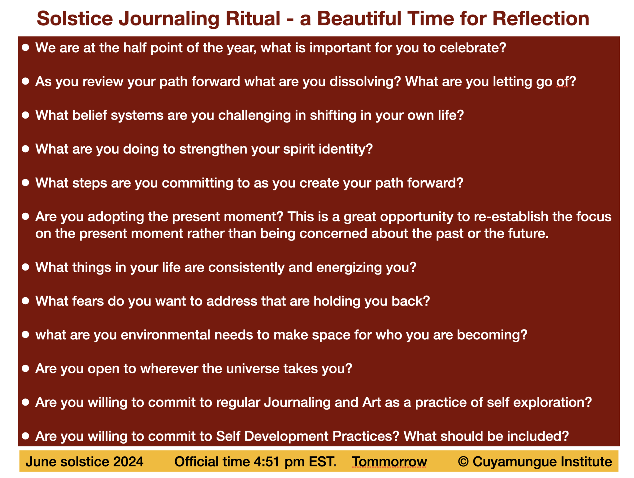 Solstice Journaling Ritual - Ecstatic Trance: Ritual Body Postures